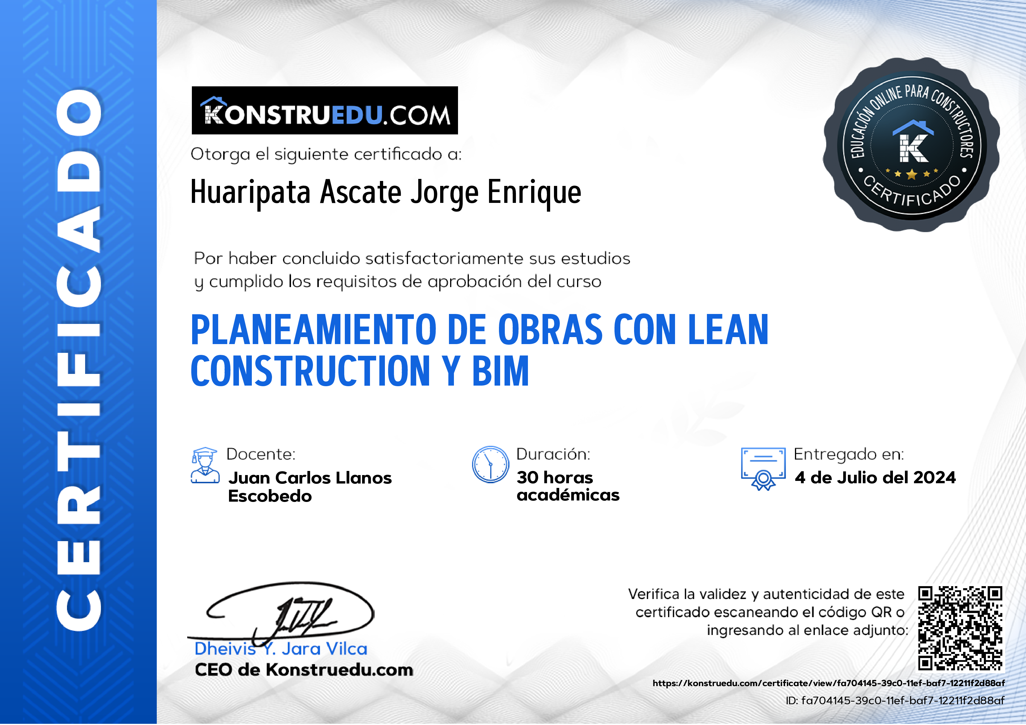Planeamiento de obras con Lean Construction y BIM - Konstruedu