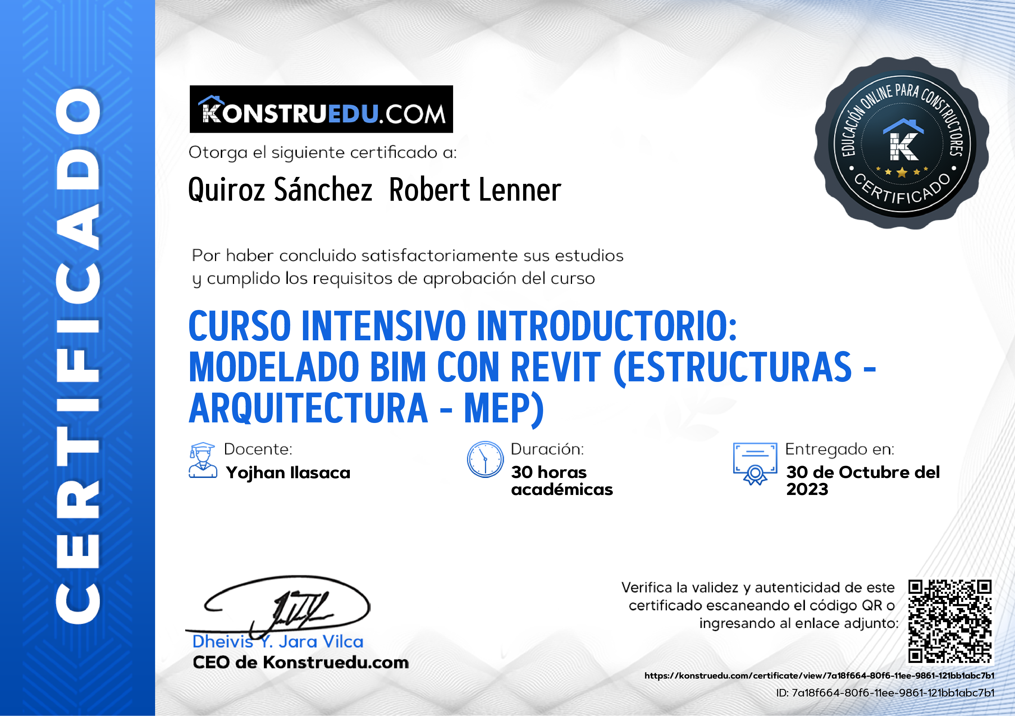 Curso intensivo: Modelado BIM con Revit - Konstruedu
