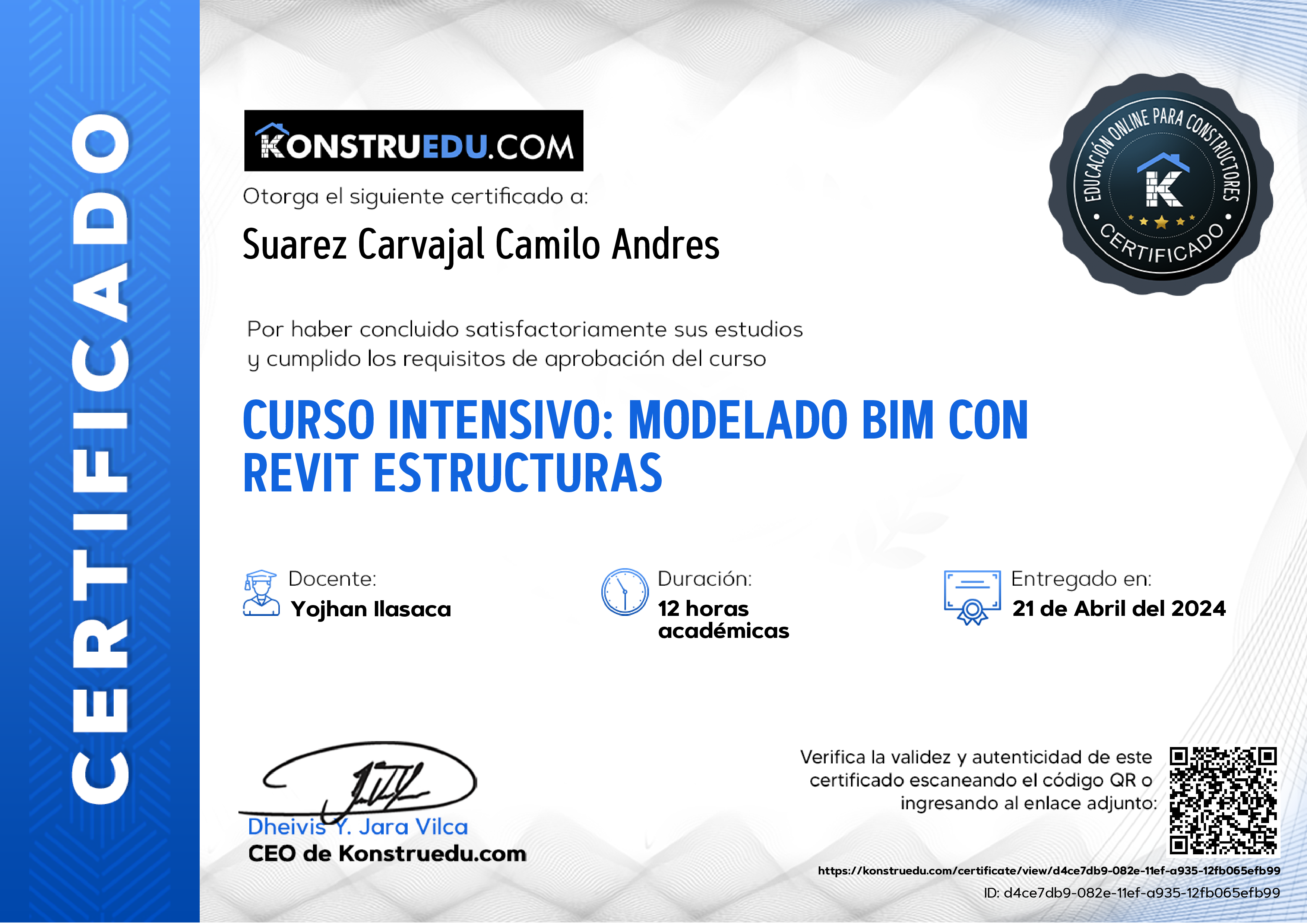 Curso intensivo: Modelado BIM con Revit Estructuras - Konstruedu