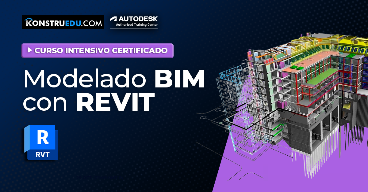 Curso intensivo 2da Edición: Modelado BIM con Revit - Konstruedu