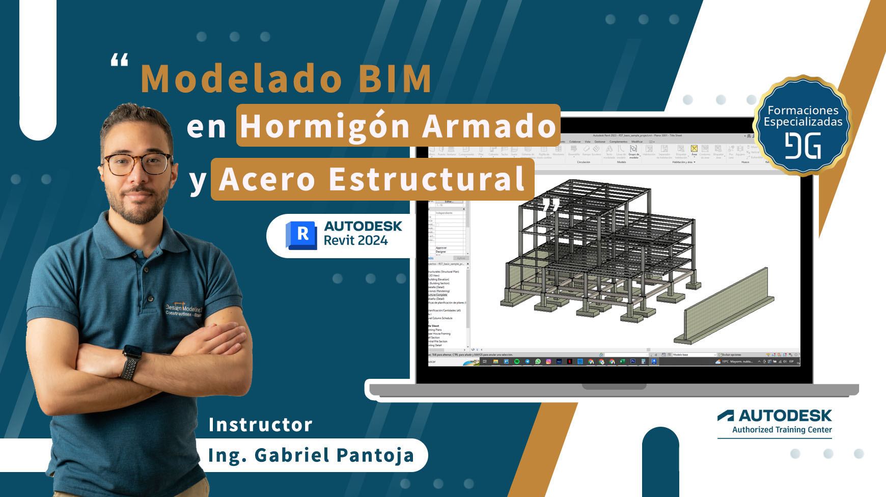 (PRUEBA) Modelado BIM en Hormigón Armado y Acero Estructural - Design ...